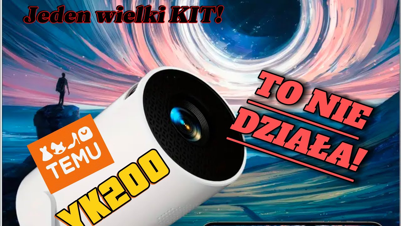 Projektor YK200 z TEMU oczekiwania vs rzeczywistość - YouTube
