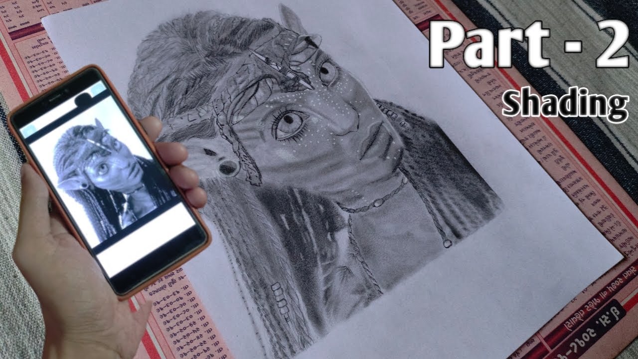 how to draw neytiri from avatar step by step | Neytiri drawing |drawing ...