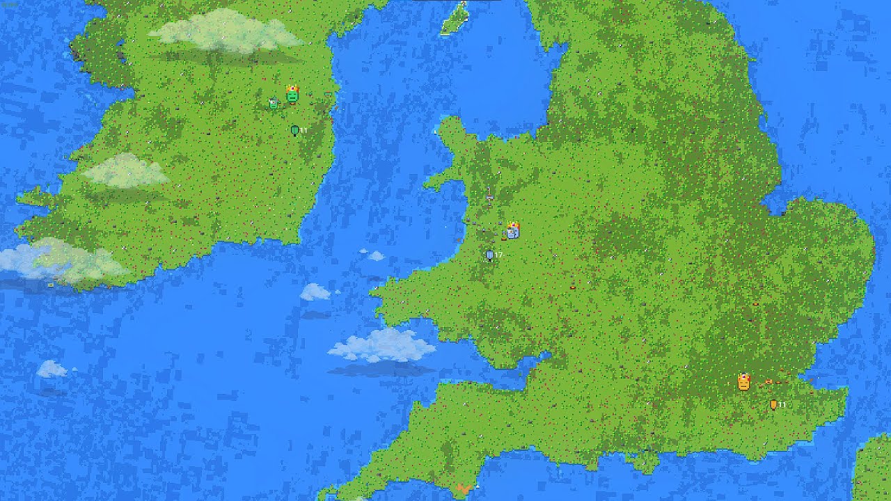 British Isles War - WorldBox Timelapse - YouTube