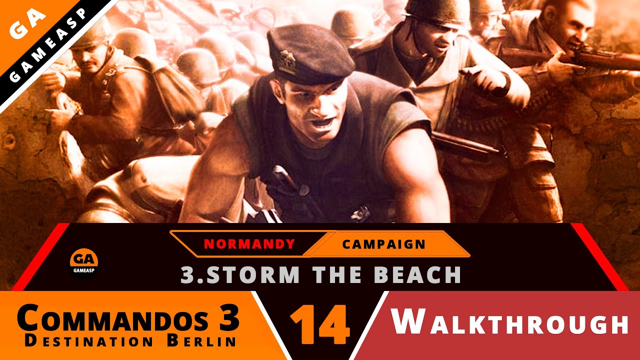 Commandos 3 Gameplay | 3.Storm the Beach - YouTube