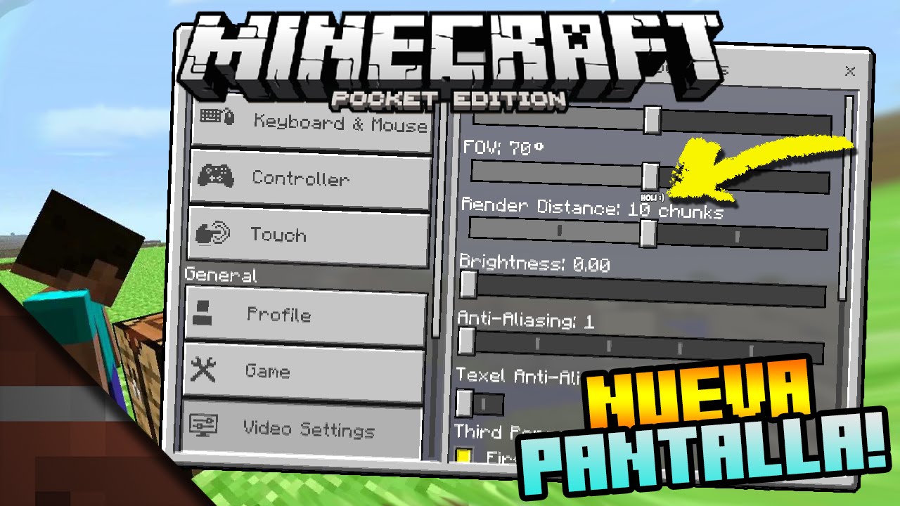 Nueva Pantalla Configuraciones | Noticias Minecraft PE 0.16.0 (Pocket ...