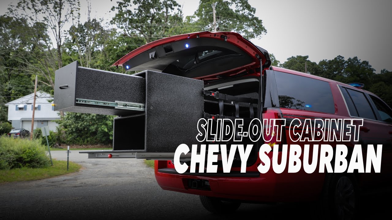 Slide-out cabinet for SUVs | 1st In Emergency Products | Fire Command ...