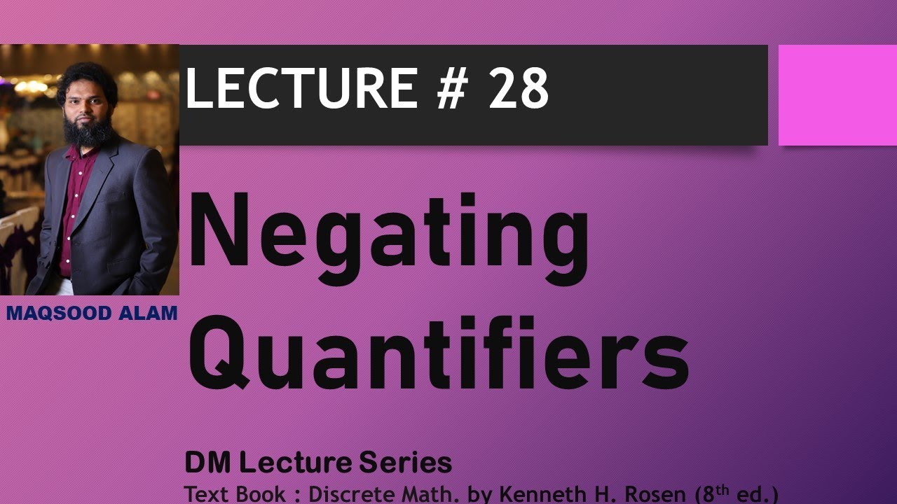 Negating Quantifiers - YouTube