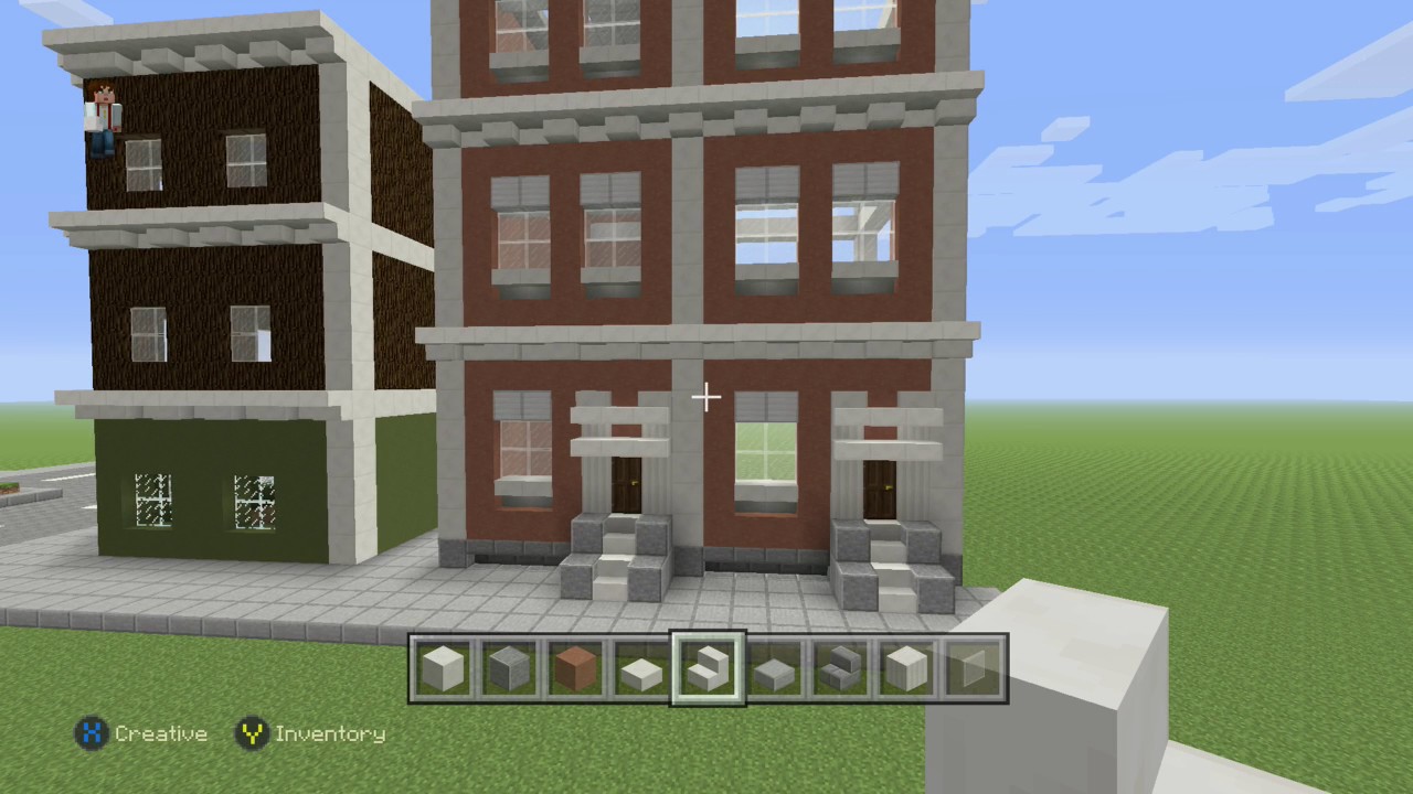 Minecraft- Let's Build A City! Townhouses [4] - YouTube