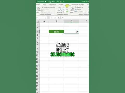 MENSAJE de ERROR en Excel #superexcel - YouTube