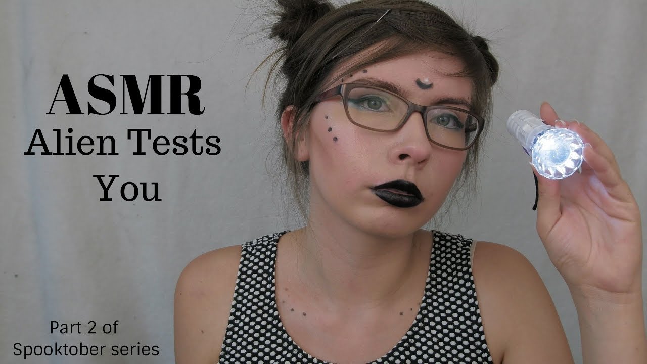 ASMR Alien Examination (soft spoken, testing you, visual + light ...