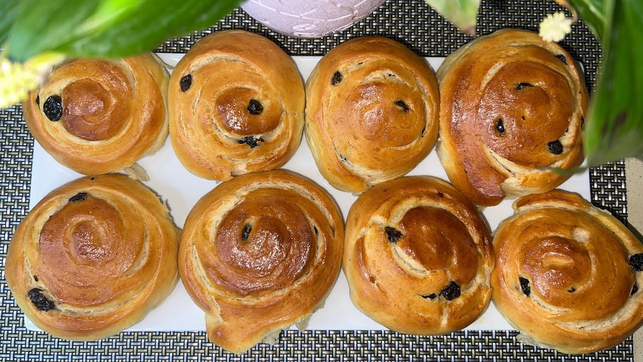 Kişmişli bulka resepti - YouTube