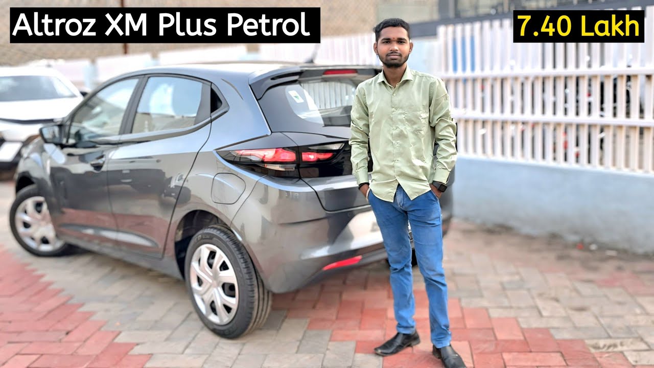 Tata Altroz Xm Plus Petrol Variant, 7.40 Lakh, 2024 Model Review Video ...