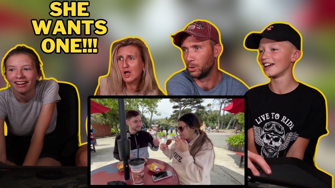 Graham Family Reacts To The Beesleys Try Corndogs & Pretzels in America ...