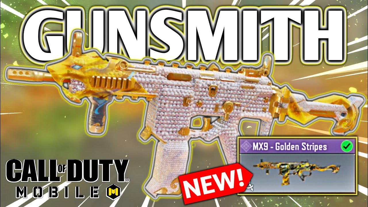 *NEW* Mx9 - Golden Stripes (Best Gunsmith) in Codm Season 1 2023 #Codm ...
