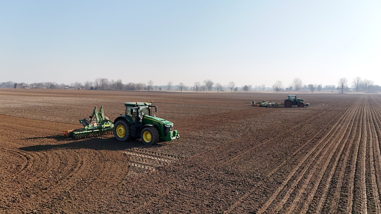 Talerzowanie+Sianie buraka cukrowego JOHN DEERE 8400R + FENDT 936} JOHN ...