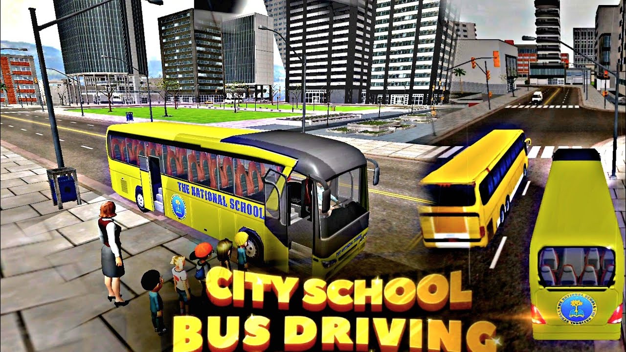 City School Bus Driving/For Kids - YouTube