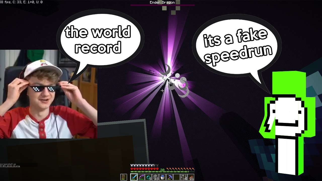 tommyinnit FAKES A SPEEDRUN on STREAM and gets a WORLD RECORD - YouTube