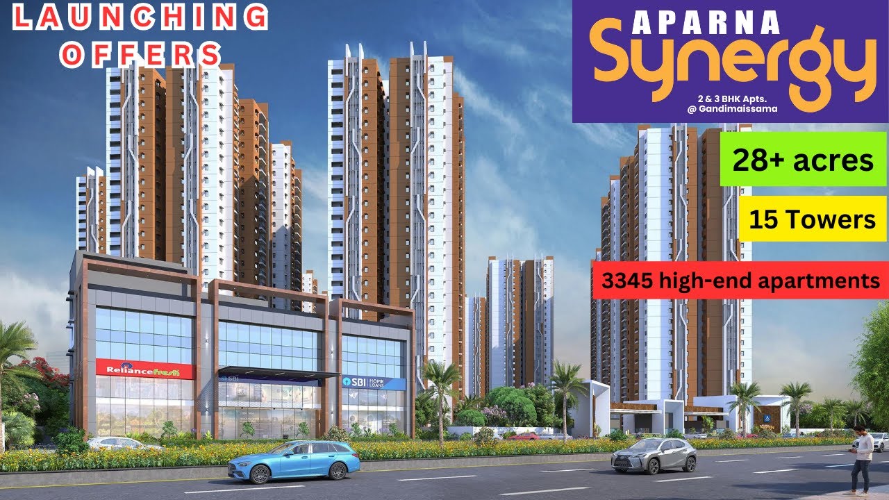 Launching Offers || Aparna Synergy || Gated Community || 15 Towers ...