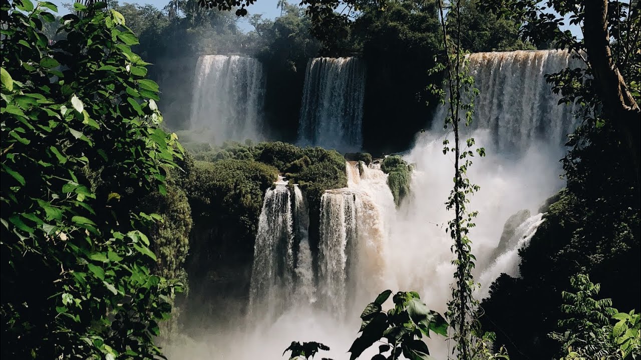 Music and sound of the waterfall for sleep and relaxation - YouTube