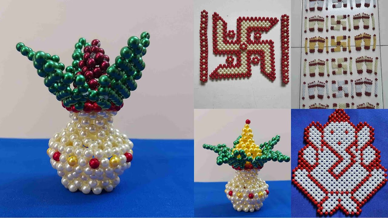 Akshaytritiya Special | अक्षय्यतृतीया विशेष | मण्यांची हस्तकला | Beaded ...