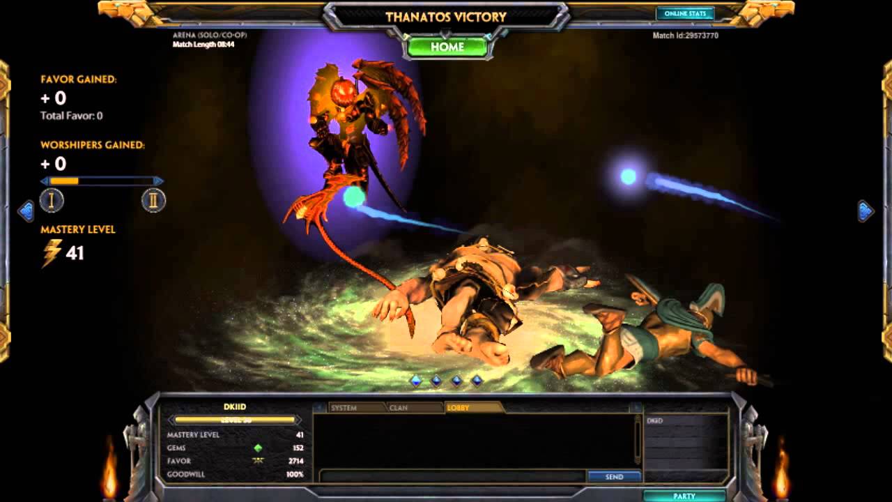 Smite: Halloween Thanatos skin - YouTube