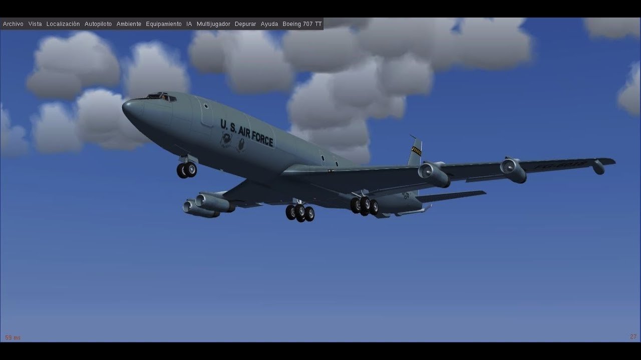 Vuelo un Boeing 707 TT pero sufro una falla mecánica / FlightGear 2020 ...