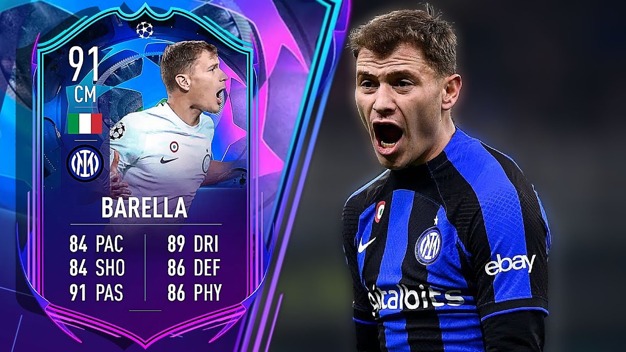 91 ROAD TO THE FINAL BARELLA PLAYER REVIEW FIFA 23 - YouTube