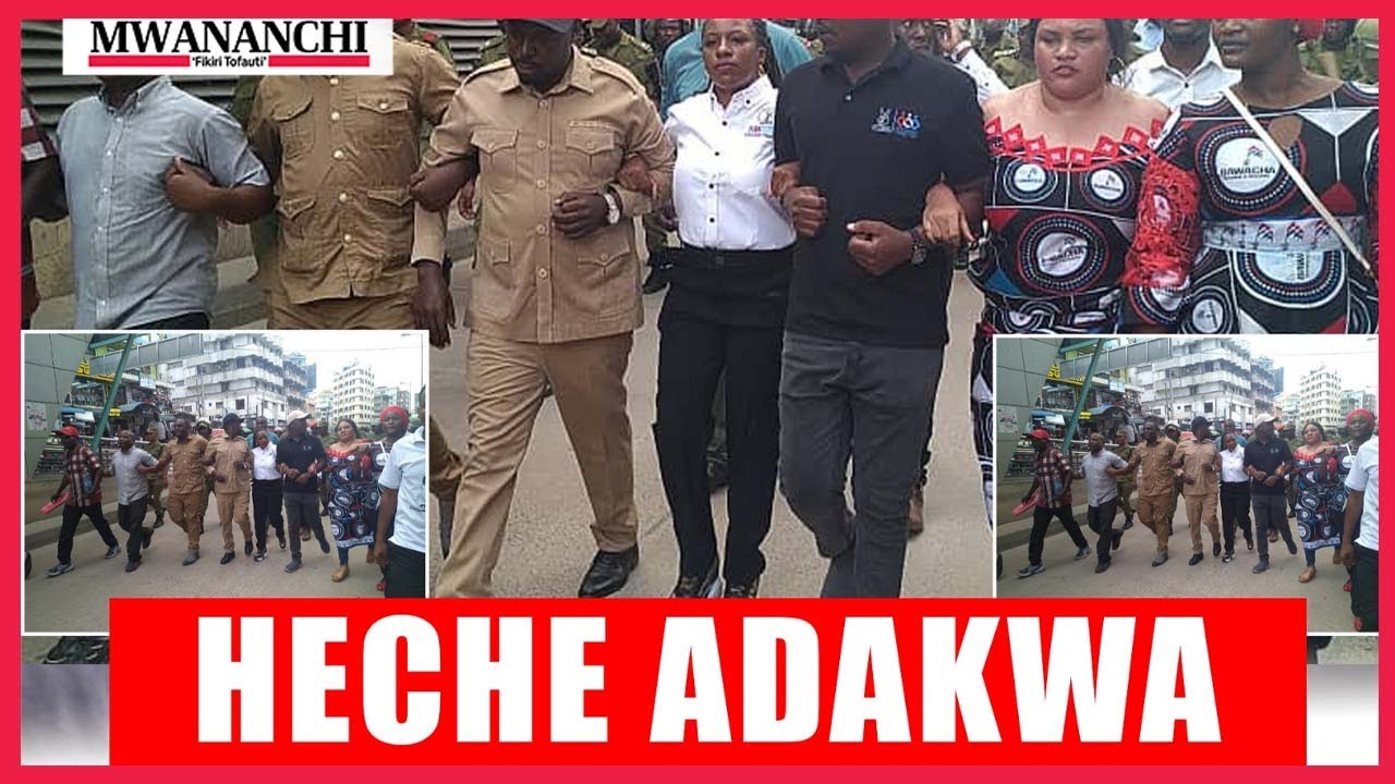 #breakingnews HECHE ADAKWA NA POLISI KARIAKOO - YouTube