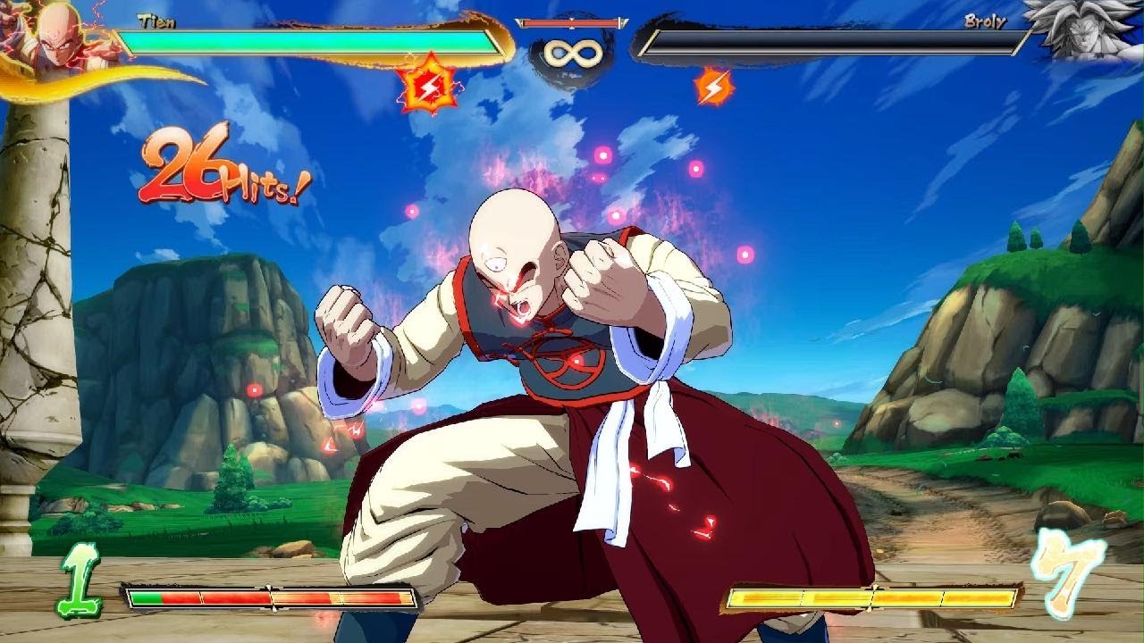 [DBFZ] Tien is actually COOL!?!? - YouTube