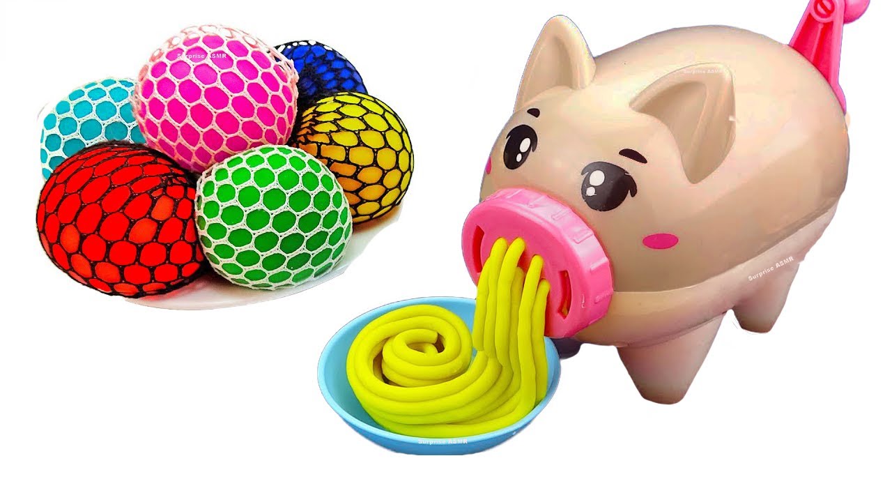 Satisfying Video | How to Make Stress Ball with Rainbow Magic Beads in ...