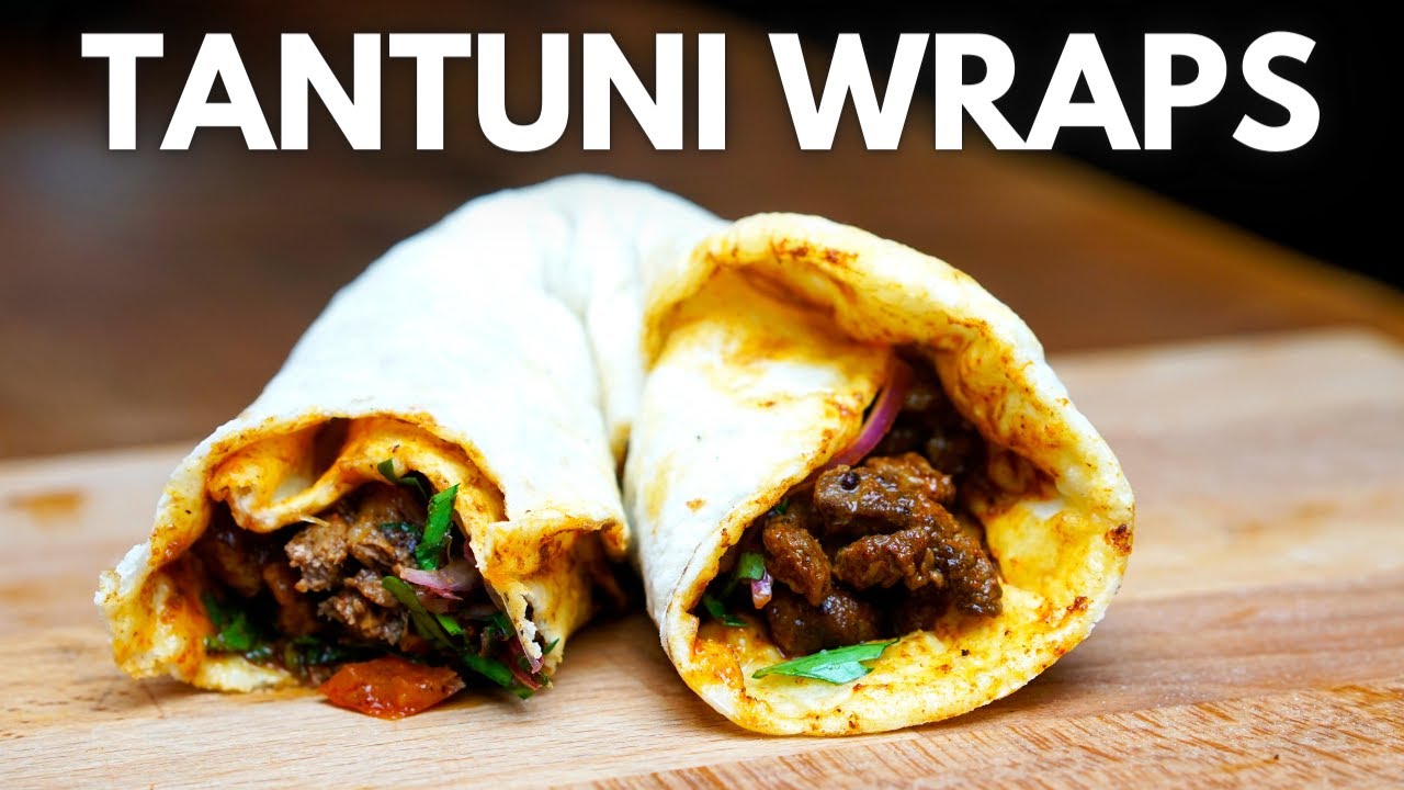 One of the Easiest Turkish Street Food - Beef Tantuni Wraps - YouTube