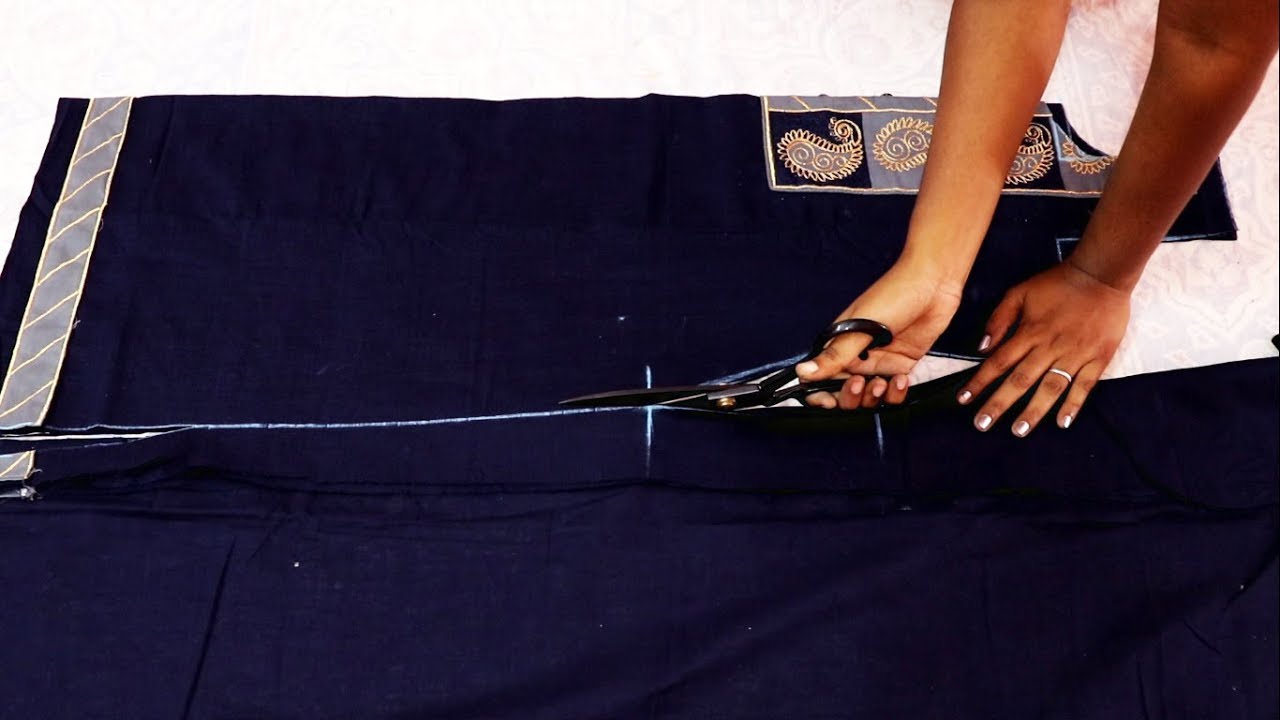 chudithar top cutting in tamil | chudidar cutting in easy method - YouTube