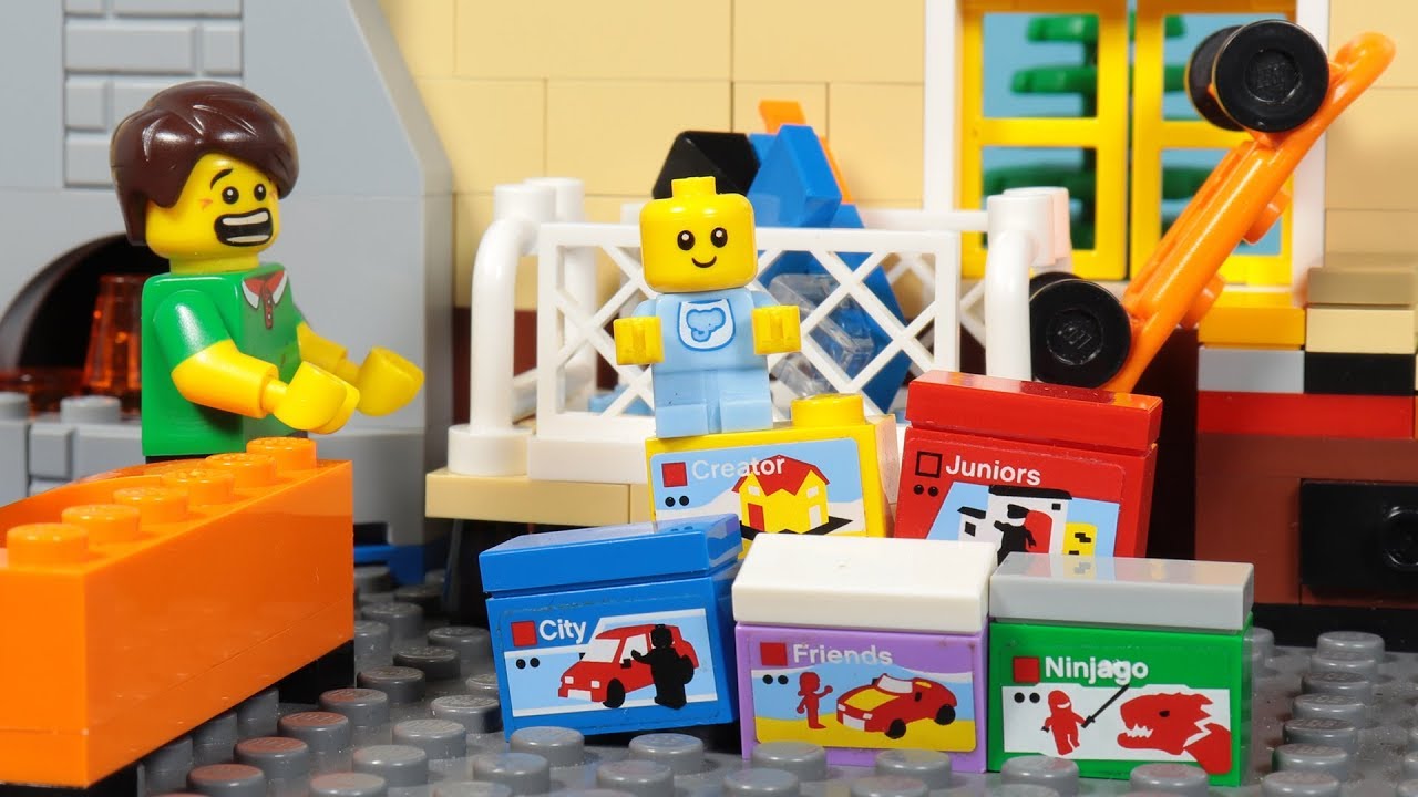 LEGO Baby Shopping Fail Toy Animation - YouTube