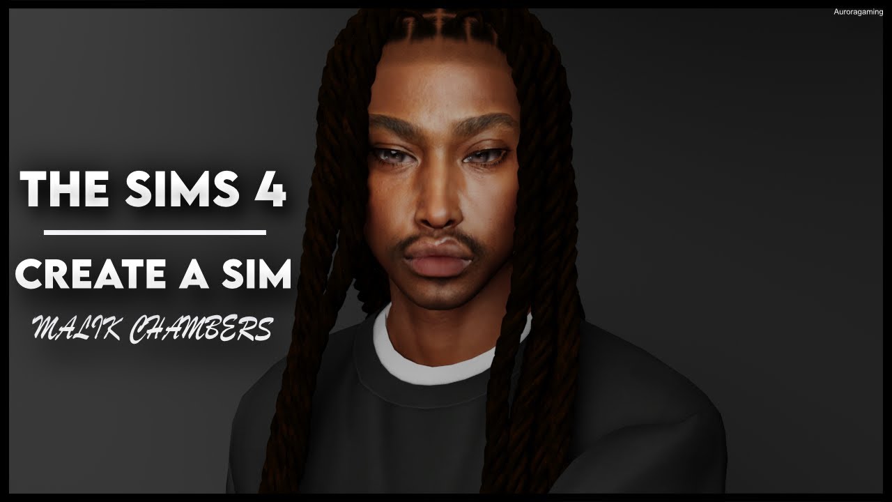 THE SIMS 4 | Malik Chambers MALE CREATE A SIM - Speed cas + CC LINKS ...
