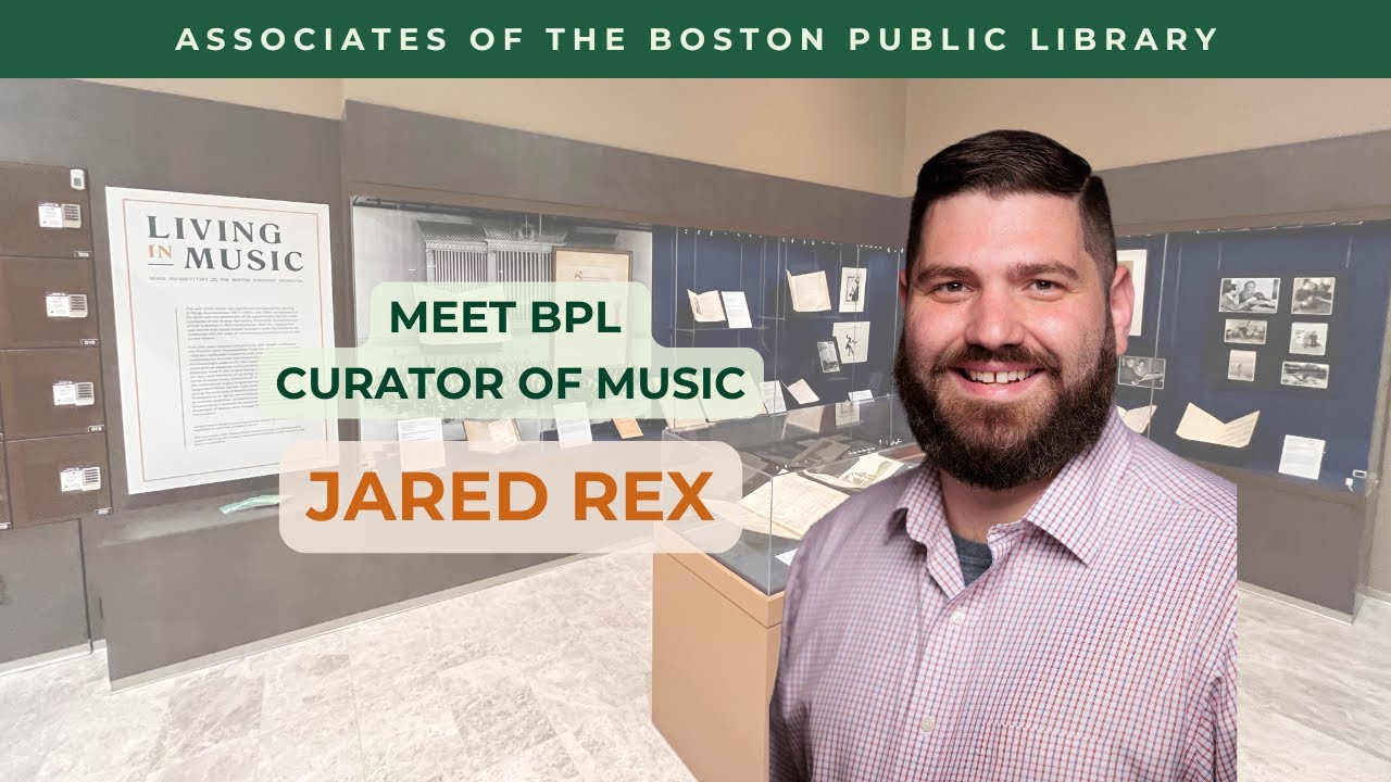 Meet the Boston Public Library's Curator of Music - Jared Rex - YouTube