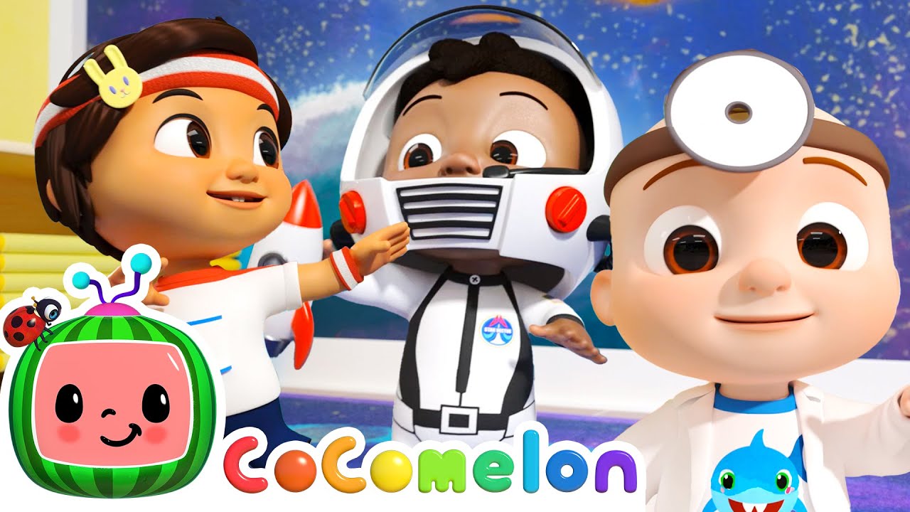 Jobs and Careers with Nina and JJ | Cocomelon Nursery Rhymes for Kids ...