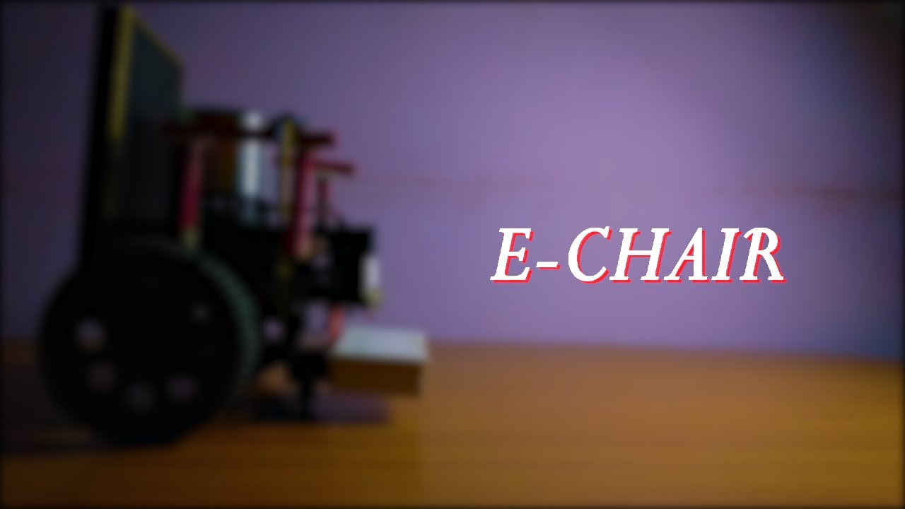 Hand gesture controlled wheel chair - We introduce E-Chair - YouTube