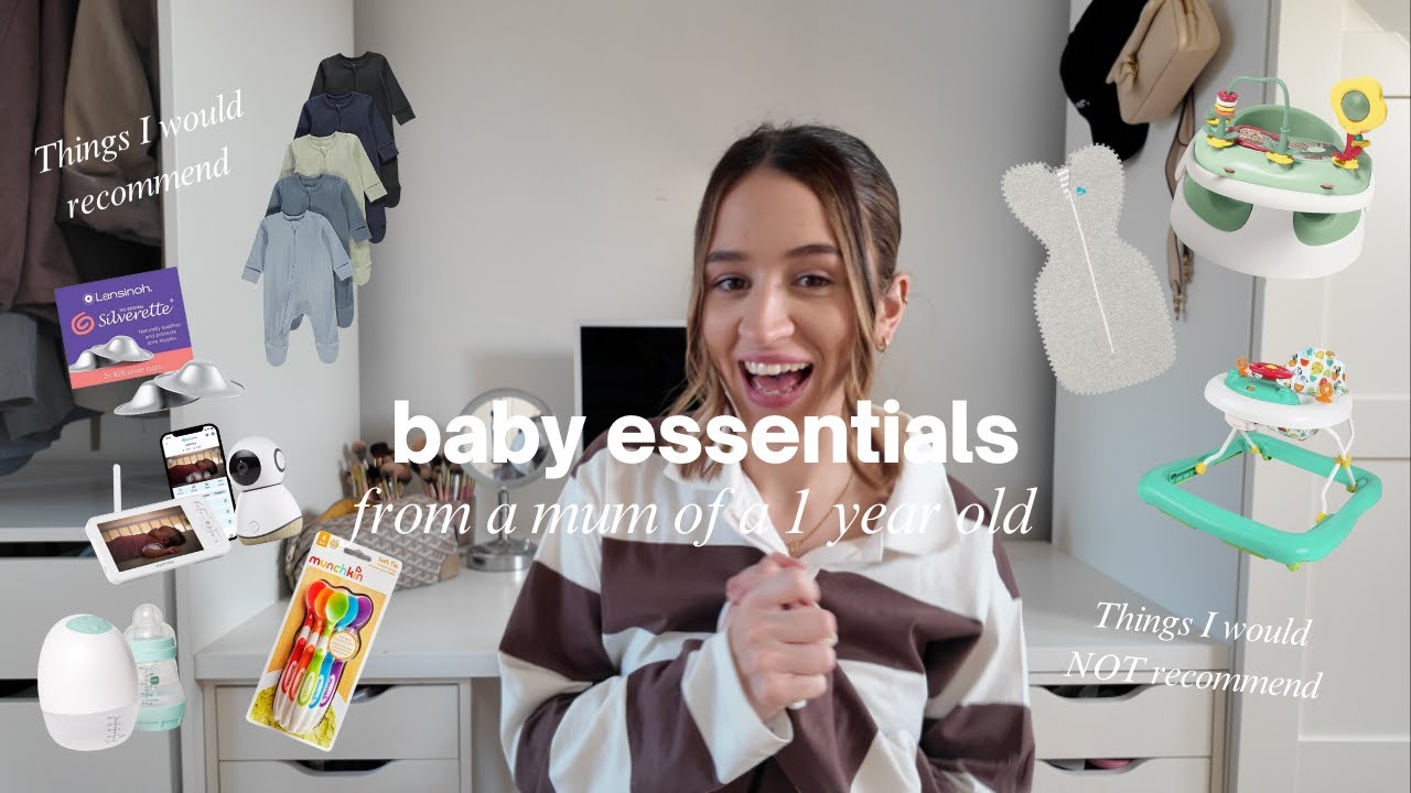 Baby Essentials as a mum of a 1 year old | Poppy Mead - YouTube