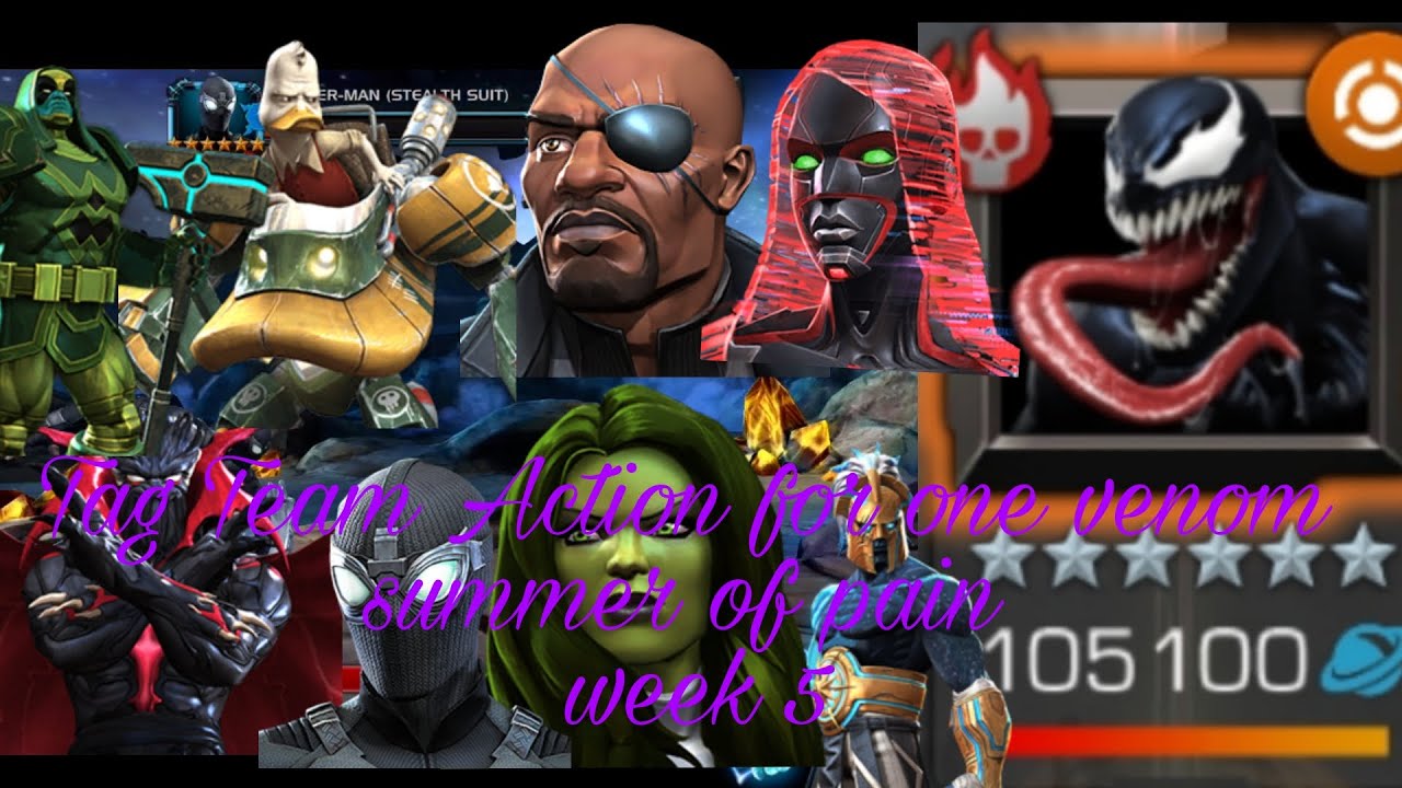8 Player taking on one venom (sop week 5) Tag Team Match | Marvel ...
