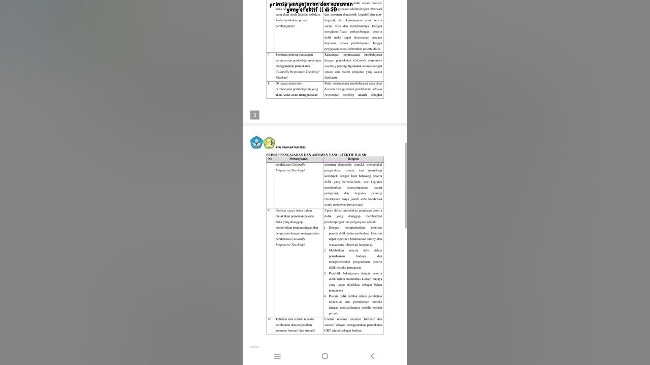 Prinsip pengajaran dan asesmen yang efektif 2. S2-t1-2C. unggah mulai ...