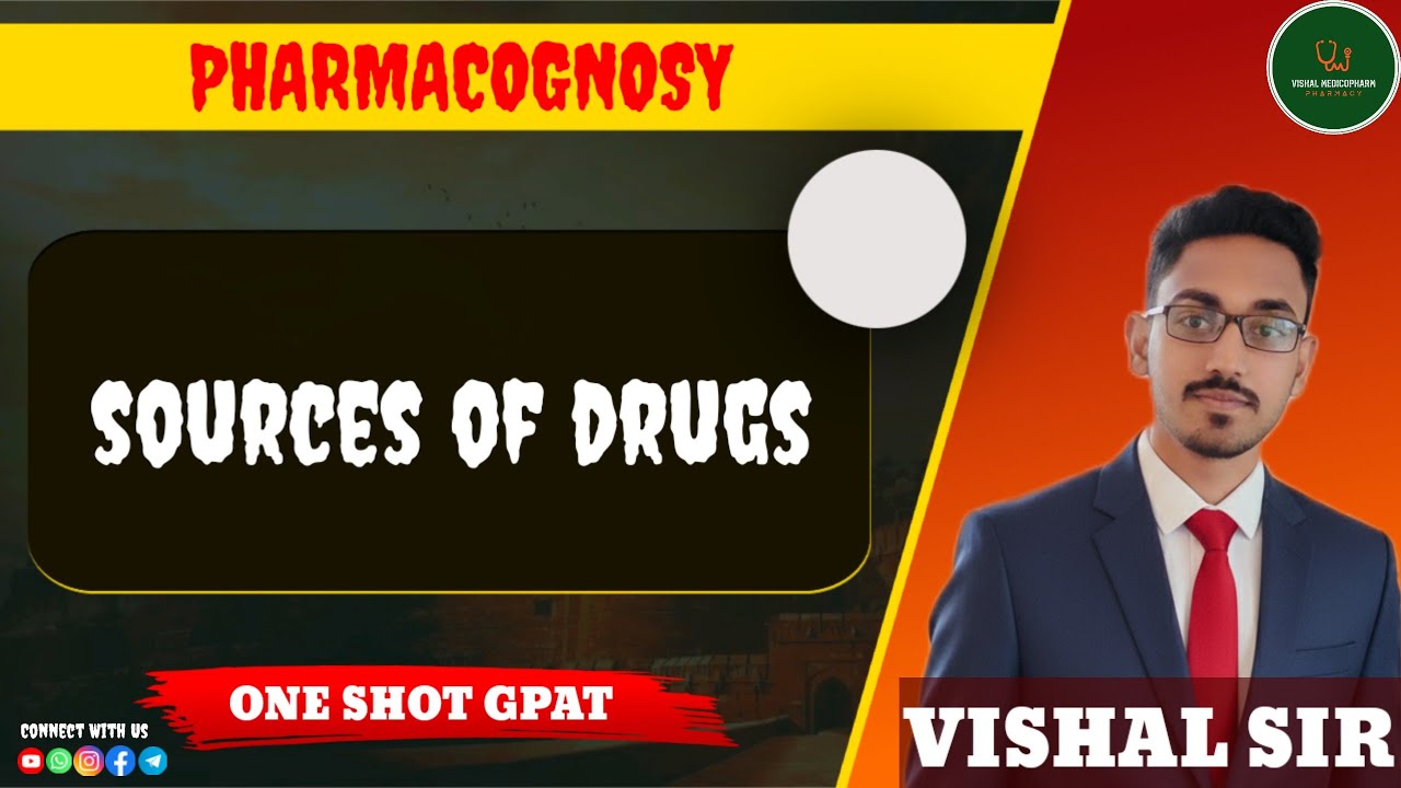 Sources of Drugs- Pharmacognosy- By Vishal Sir - YouTube