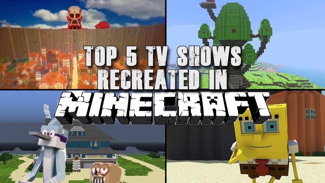 Minecraft: Top 5 TV Shows Recreated in Minecraft! (ATTACK ON TITANS ...