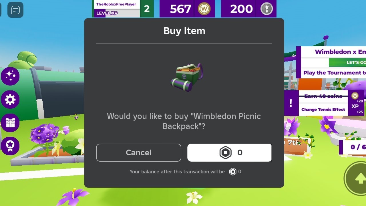 Sniping Wimbledon Picnic Backpack #3453 (FREE UGC LIMITED) - YouTube