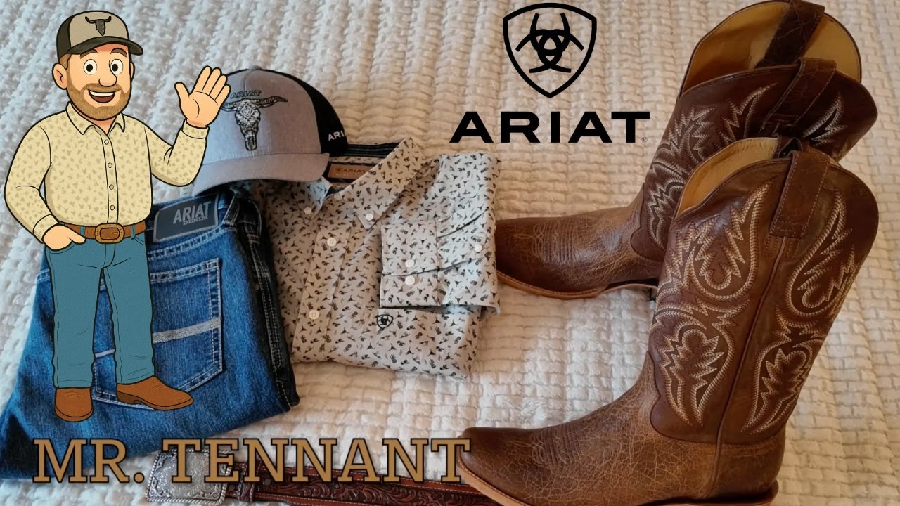 Ariat Futurity Platinum Cowboy Boot Outfit - YouTube