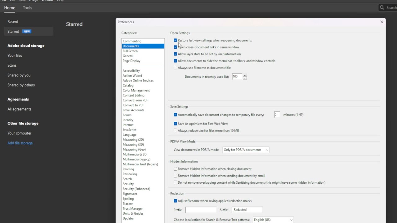 How To Save Your Last Session In Adobe Acrobat - YouTube