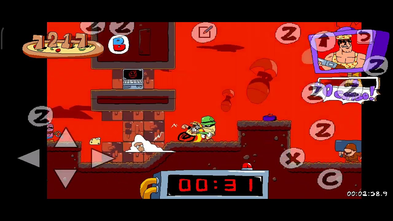 pizza tower android war full gameplay - YouTube