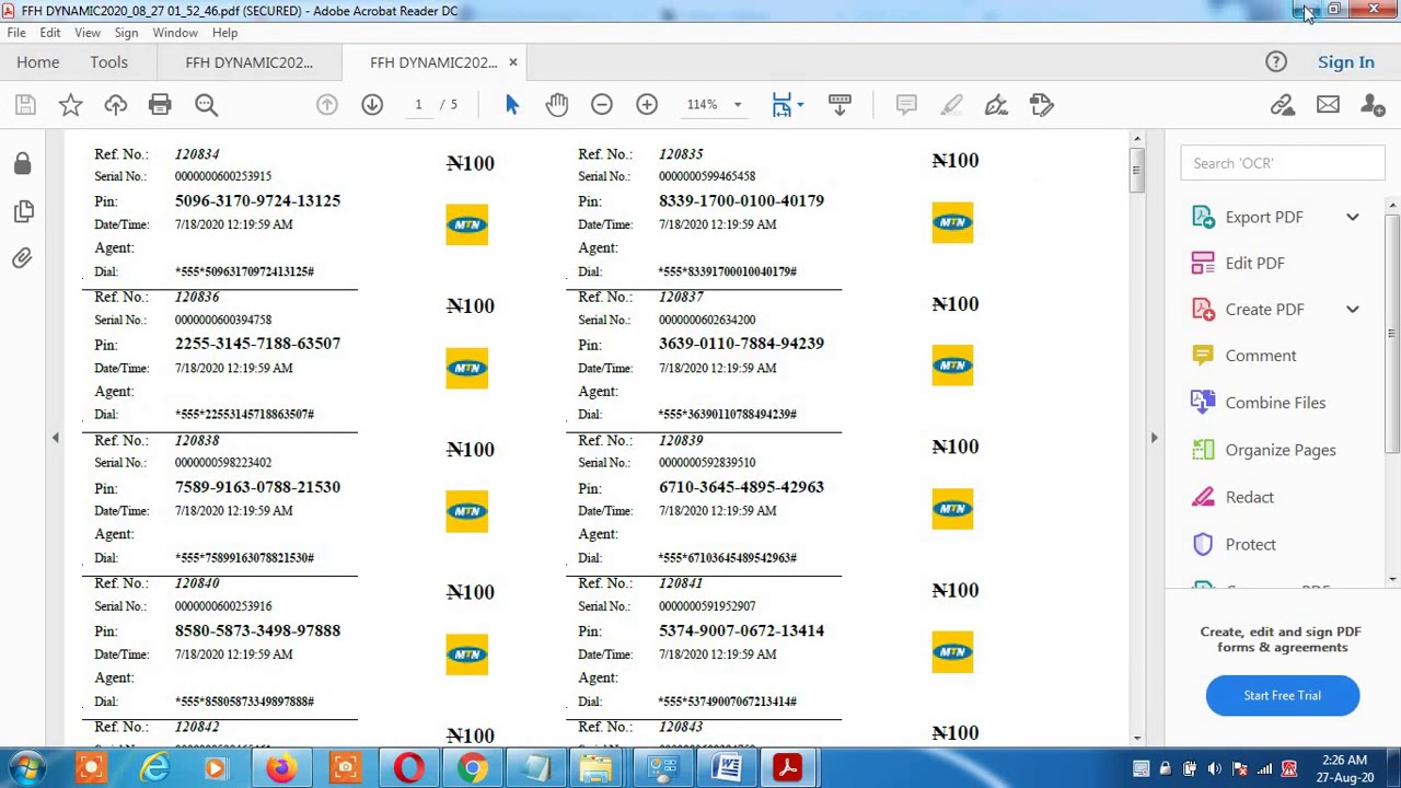 how to print recharge card of all networks using only phone or computer ...