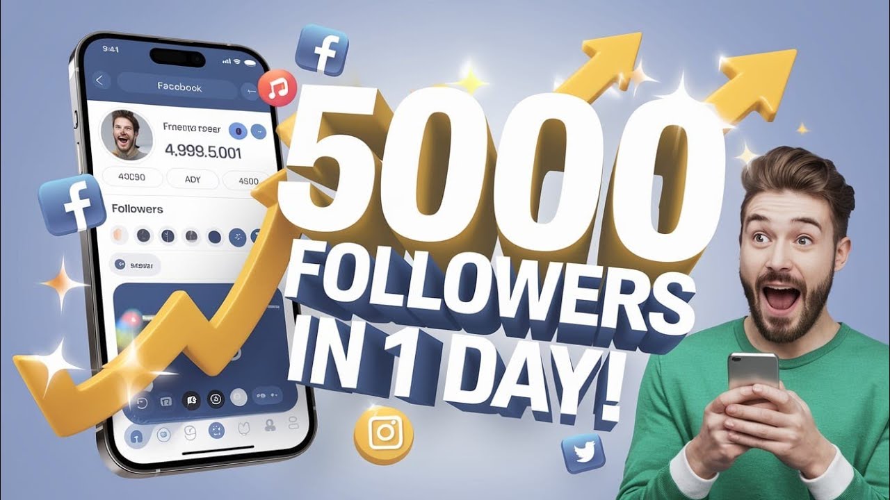 Facebook Par 5000 Followers Kaise Kare | Ek Din mein 5000 Friend Or ...