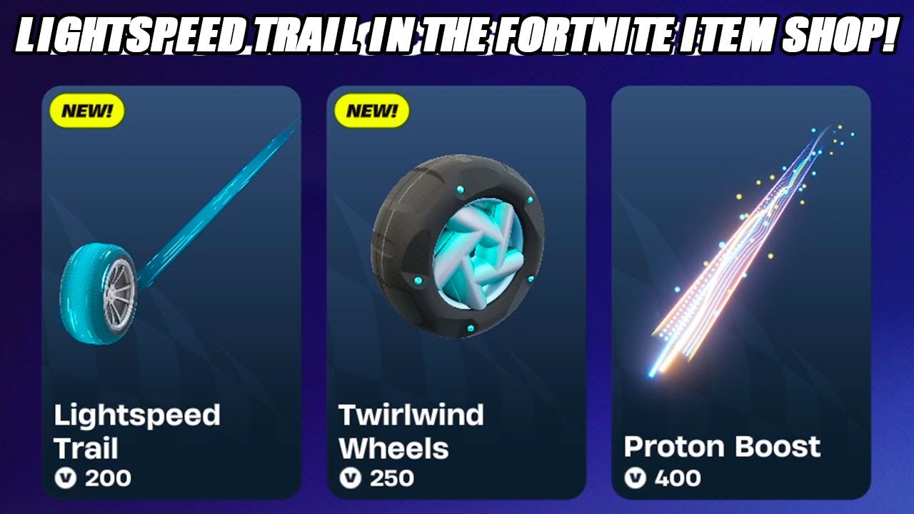 *NEW* Lightspeed Trail In The Fortnite Item Shop!! - Fortnite Item Shop ...