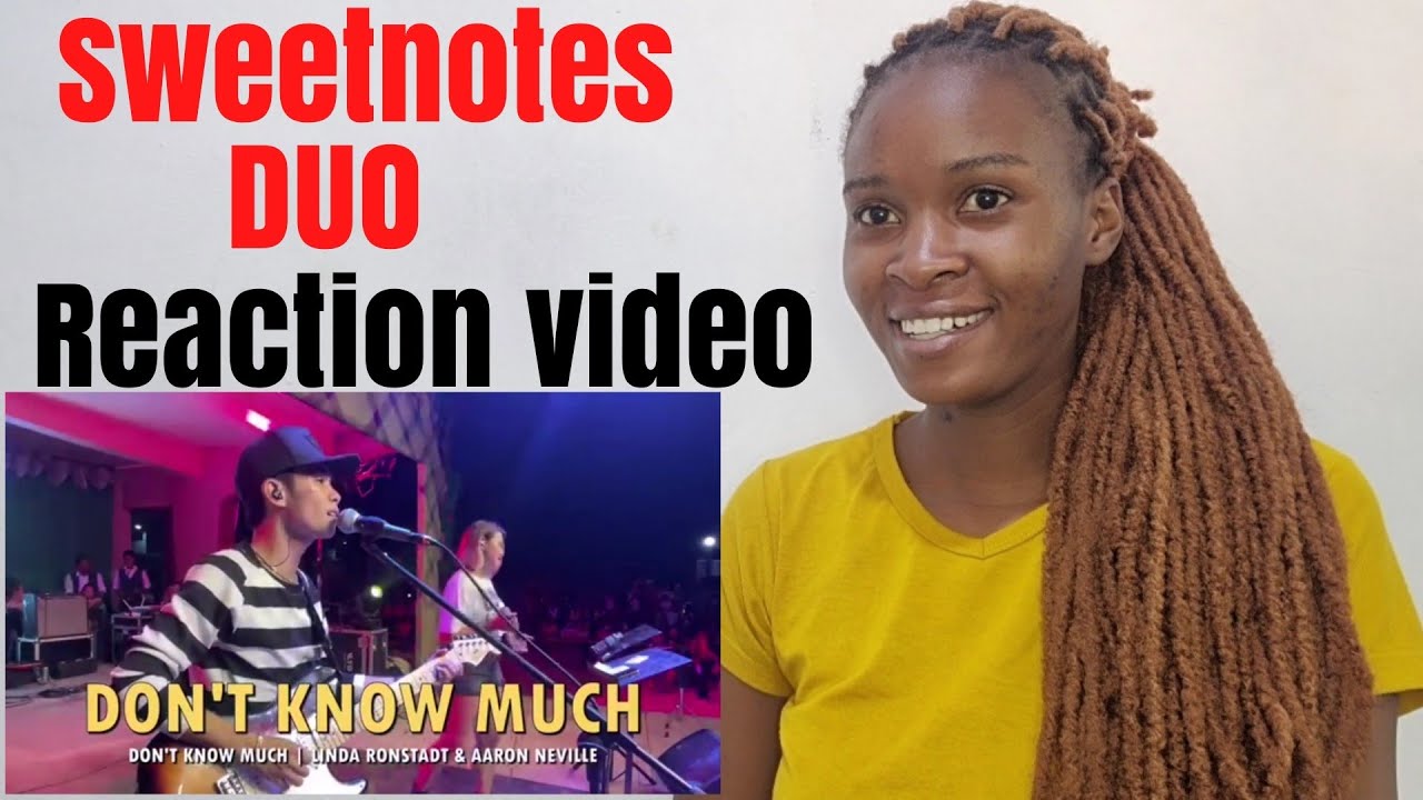 Amazing filipino duo "Don't know much " (sweetnote live) Reaction - YouTube