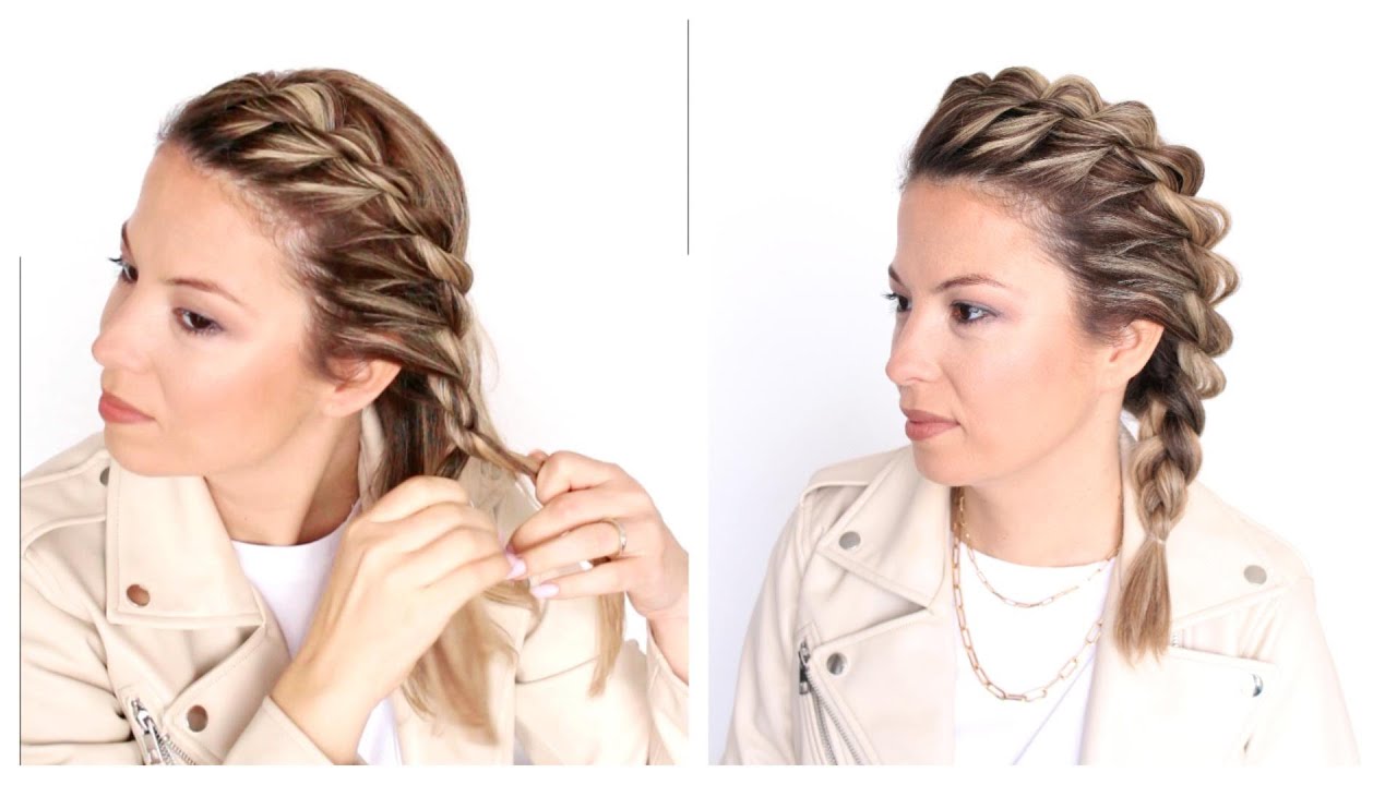 If you don't know how to braid try this hack #hairstyles #plait - YouTube