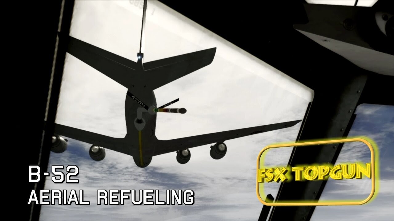 FSX B-52 stratofortress strategic long-range bomber - Aerial Refueling ...