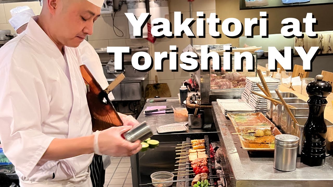 New York Yakitori Dining Day 1- Omakase Yakitori at Torishin - YouTube
