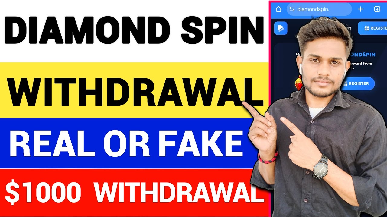 Diamond Spin Online Game Real or Fake ||Diamond Spin Online Withdrawal ...